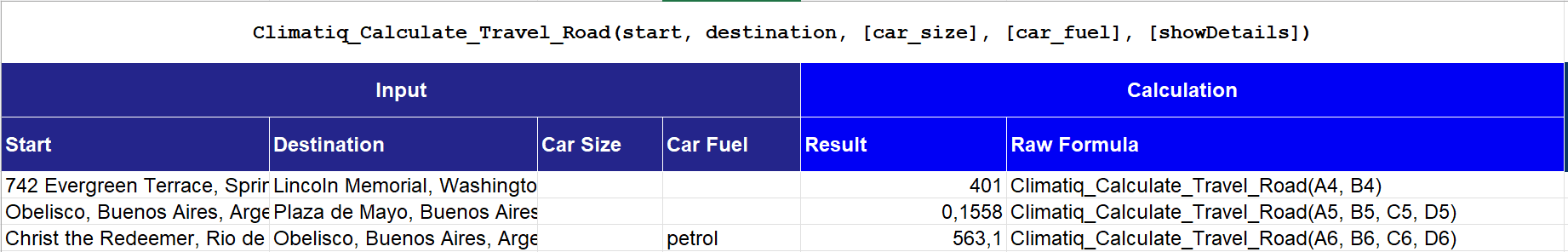 Guide to the Microsoft Excel Add-In - Climatiq API Reference ...